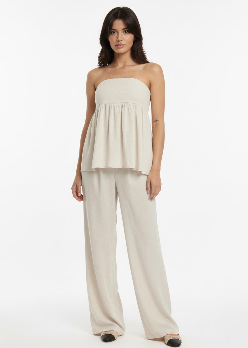 Celia Set – Linen Two-Piece – MEMBERS